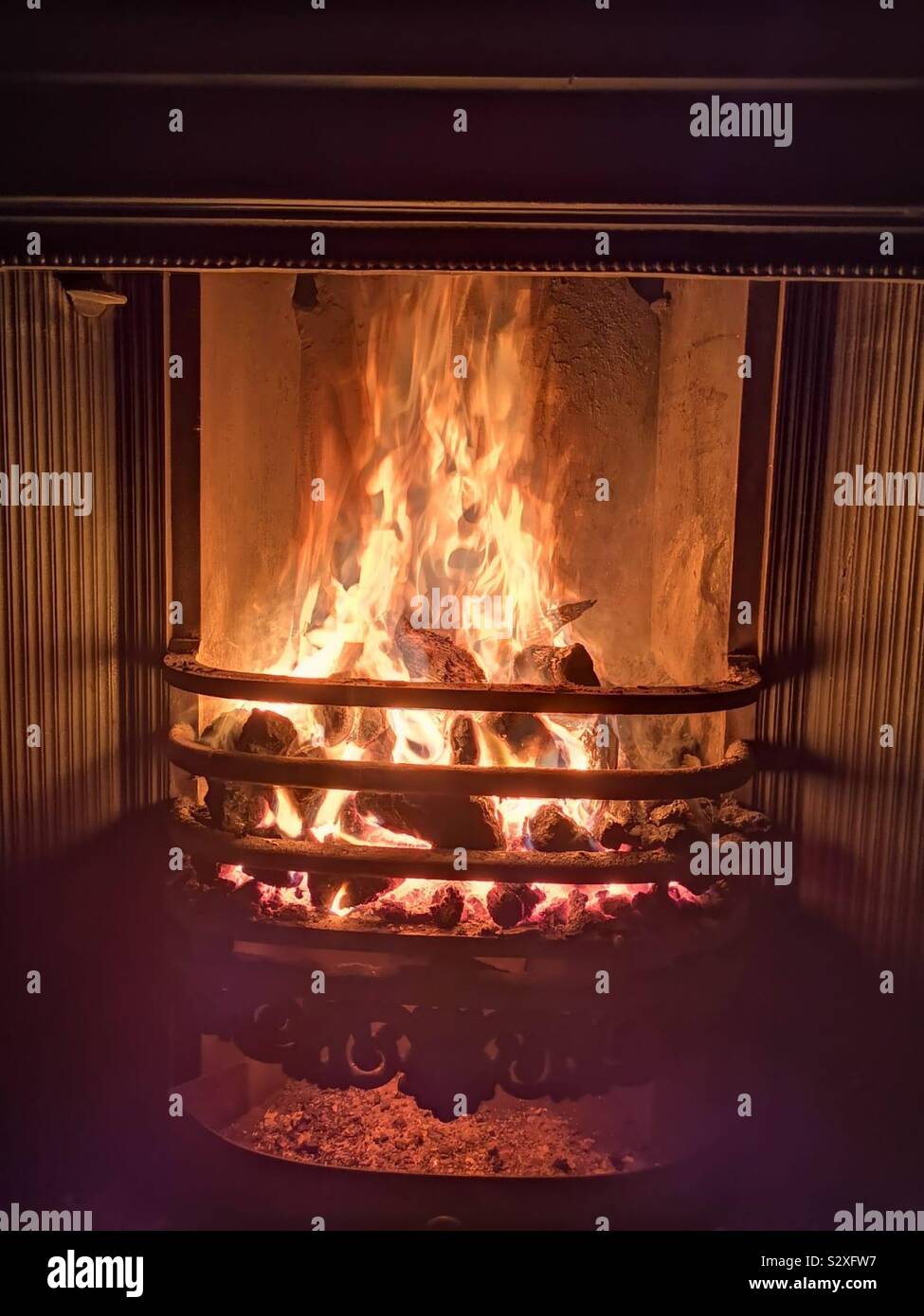 Roaring Fireplace High Resolution Stock Photography and Images - Alamy