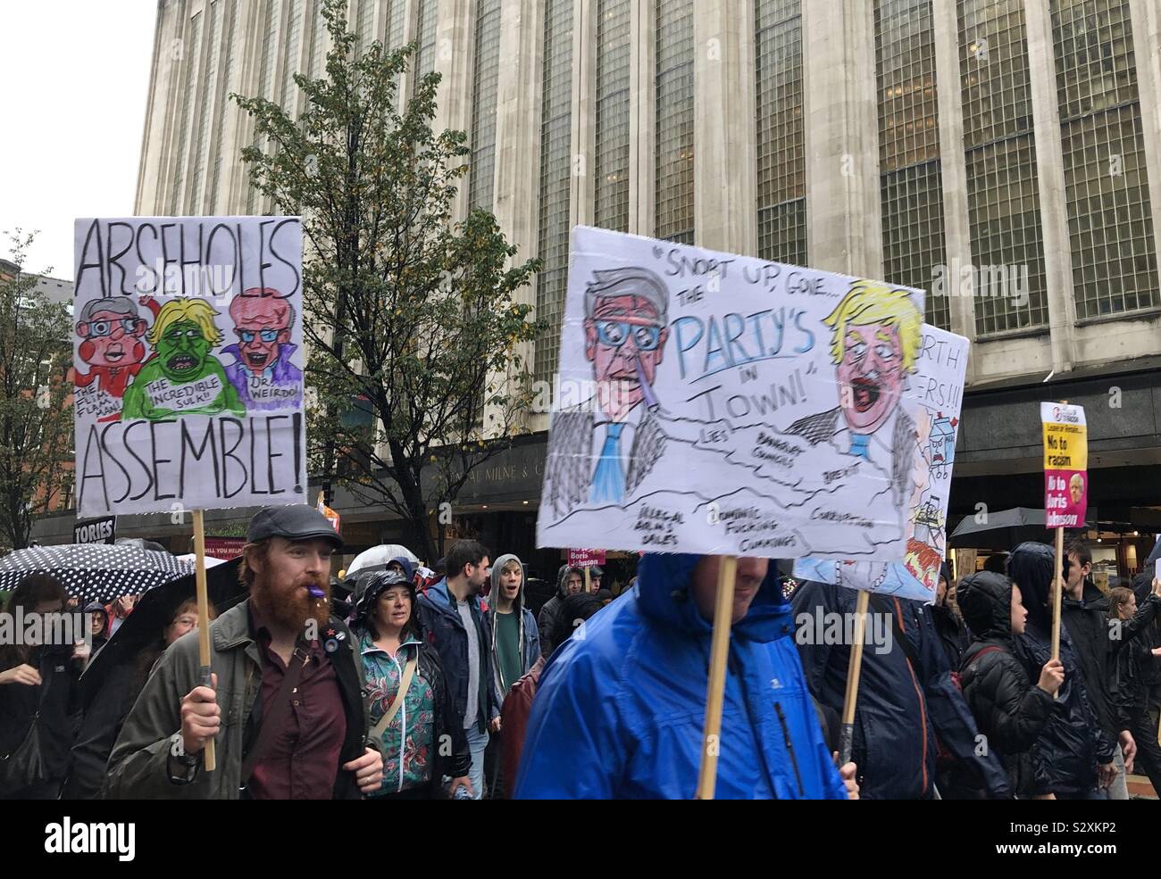 Protest the tory party conference hi-res stock photography and images ...
