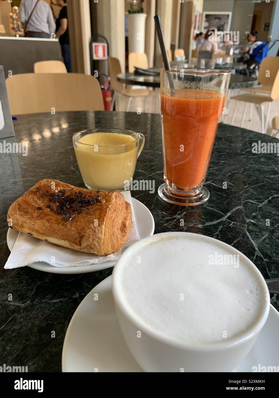 Sweet and healthy italian breakfast Stock Photo - Alamy