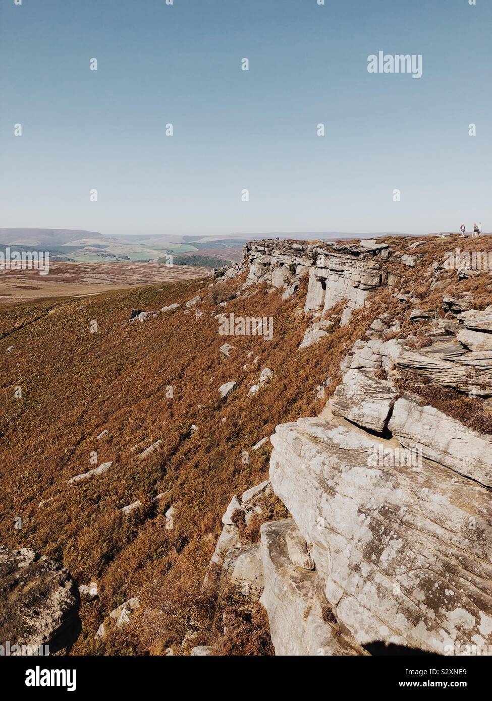 View of Stanage Edge Stock Photo - Alamy