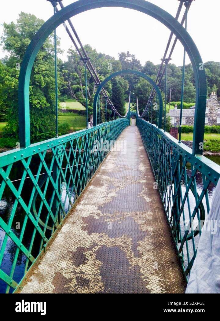 The green bridge Stock Photo - Alamy