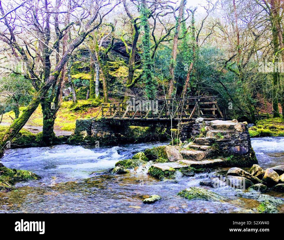 Remote , countryside bridge Stock Photo - Alamy