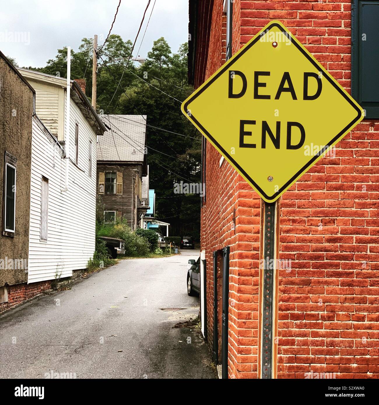 Dead end sign Stock Photo - Alamy