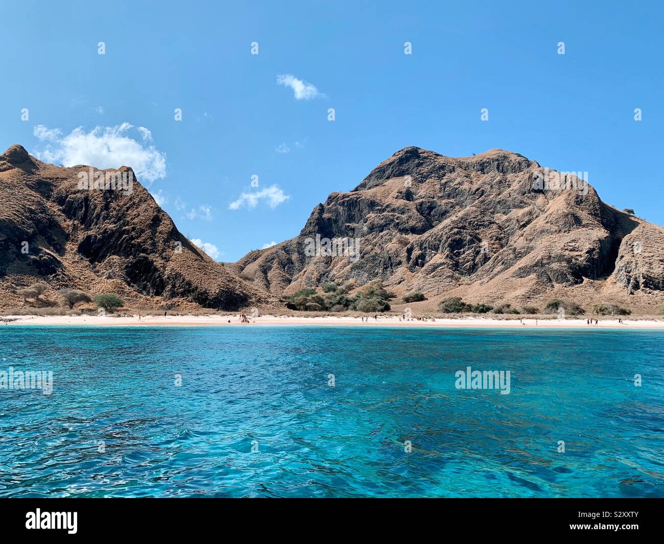 Pink Beach Komodo Island Stock Photo - Alamy