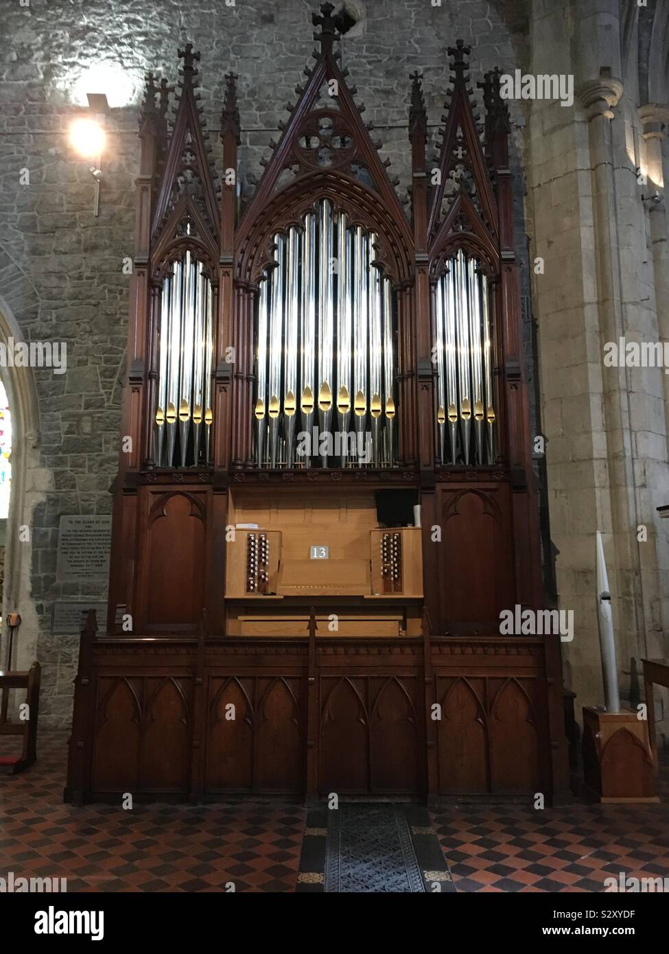 Bevington Organ at Kilkenny Cathedral Stock Photo - Alamy