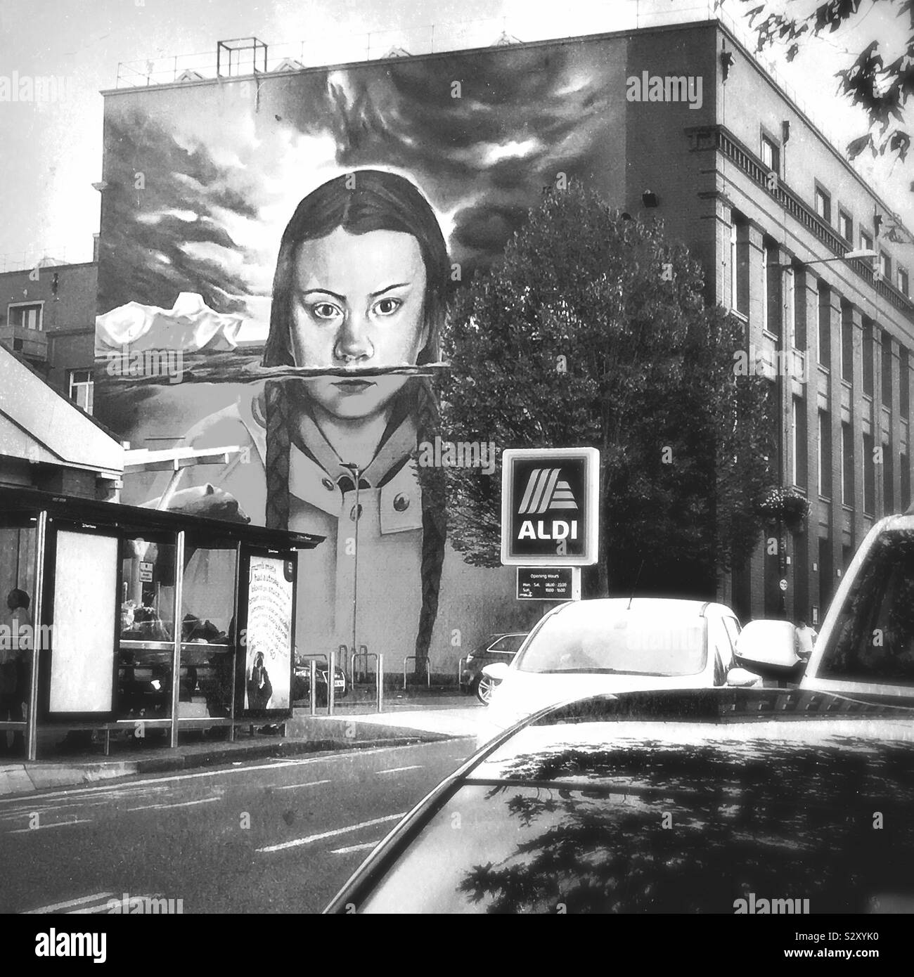 Greta thunberg climate change Black and White Stock Photos & Images - Alamy