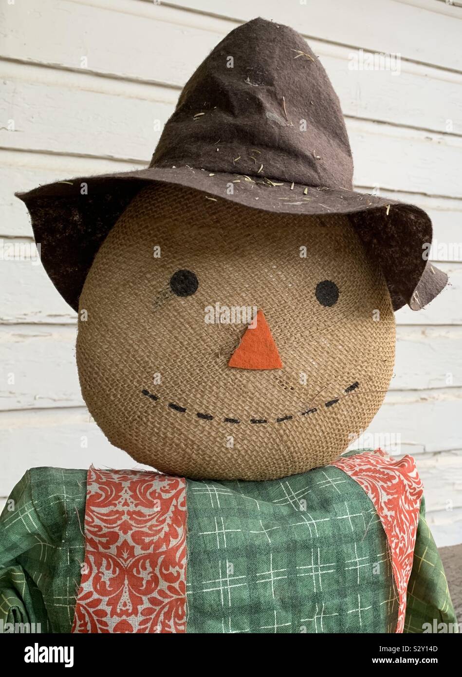 A friendly scarecrow Stock Photo - Alamy