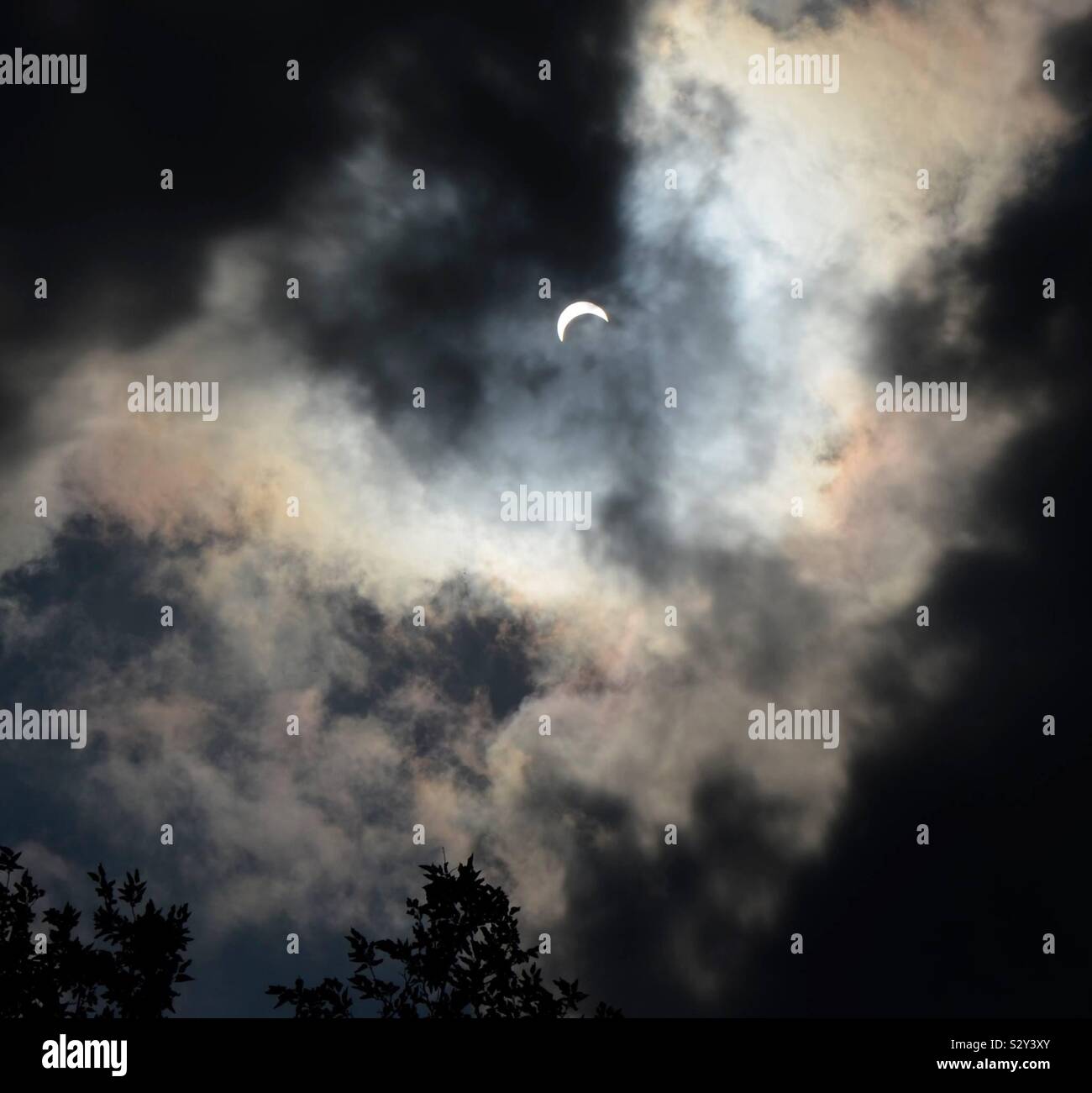 Eclipse in Ontario, Canada Stock Photo - Alamy