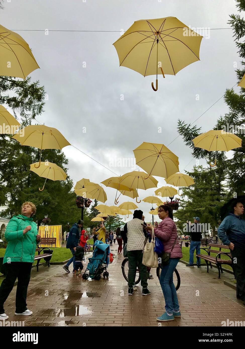 Bright protection against rain and bad weather Stock Photo - Alamy
