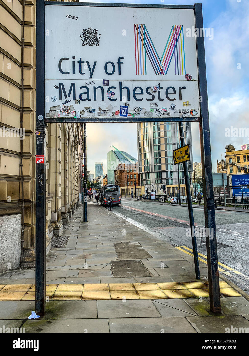 City Of Manchester Sign High Resolution Stock Photography and Images ...