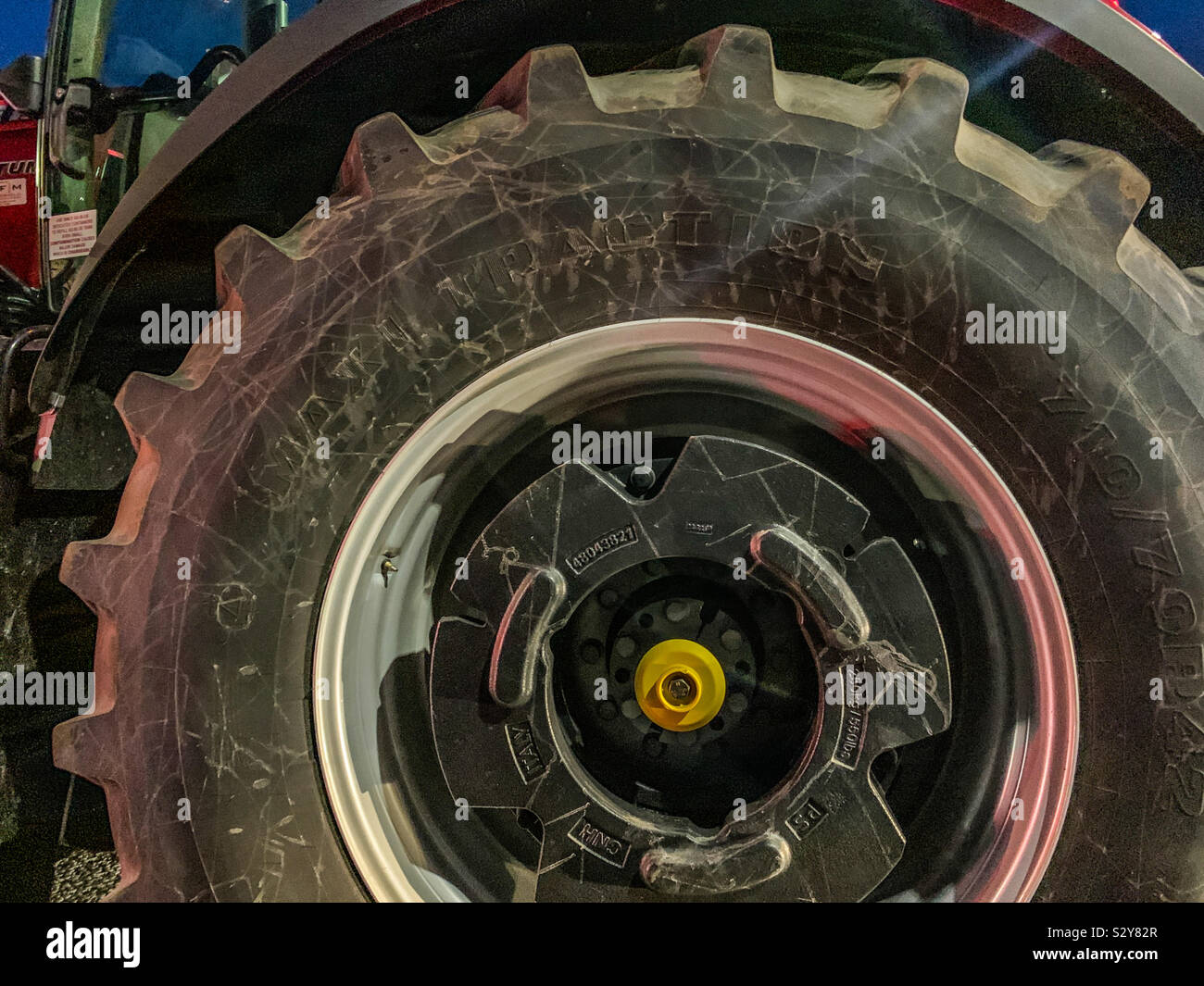 Large tractor tyre Stock Photo - Alamy