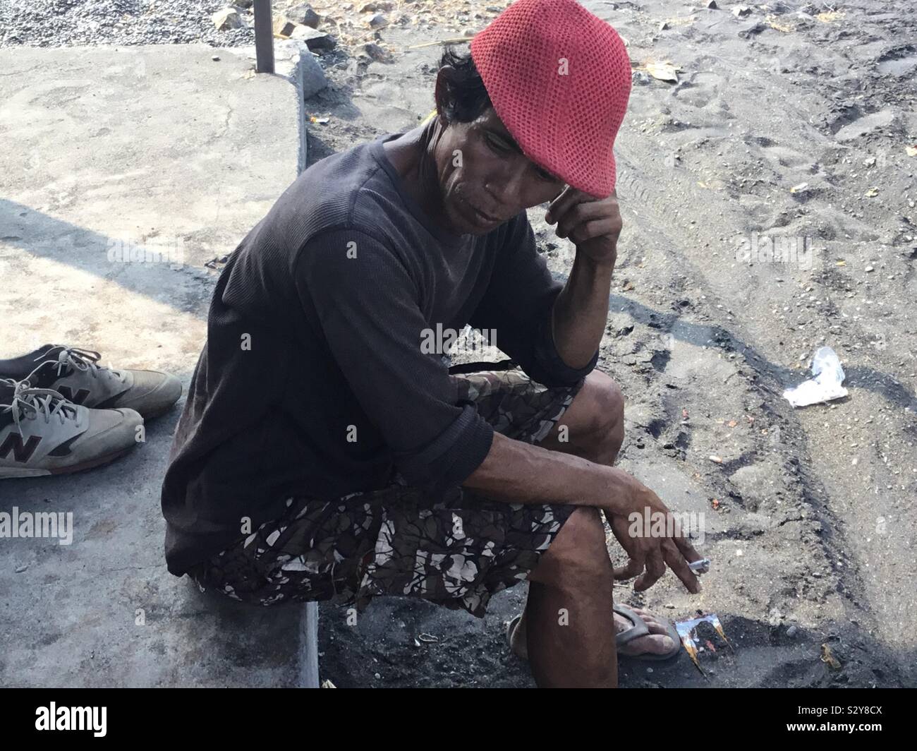 Taking a break Stock Photo - Alamy