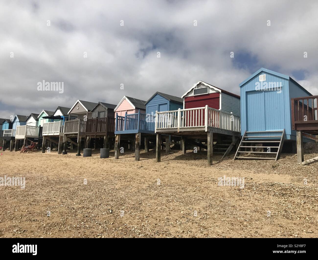 Stilted beach huts Stock Photo - Alamy