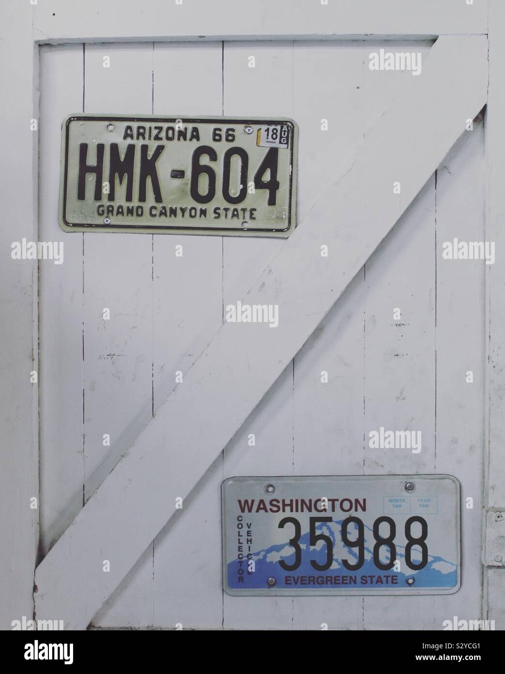 Washington number plates hi-res stock photography and images - Alamy