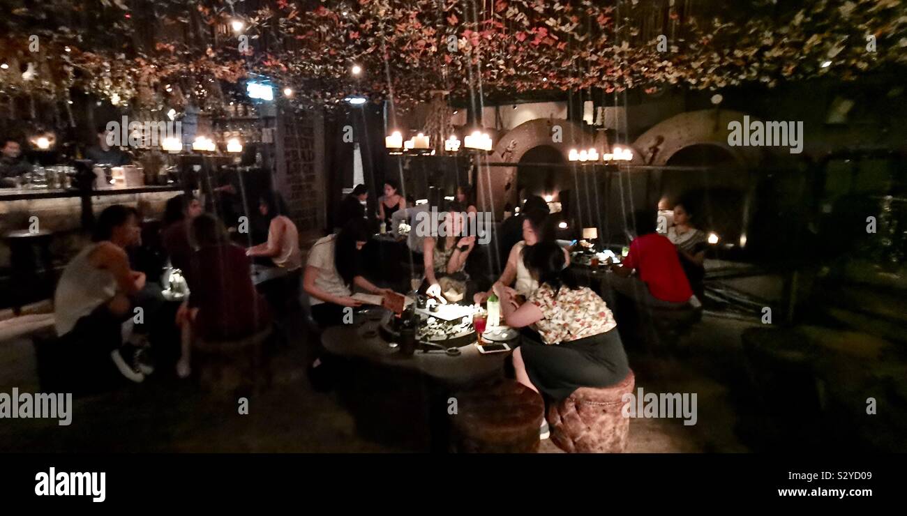 The Iron Fairies cocktail bar in Hong Kong Stock Photo - Alamy