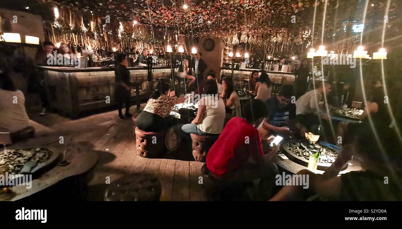 The Iron Fairies cocktail bar in Hong Kong Stock Photo - Alamy
