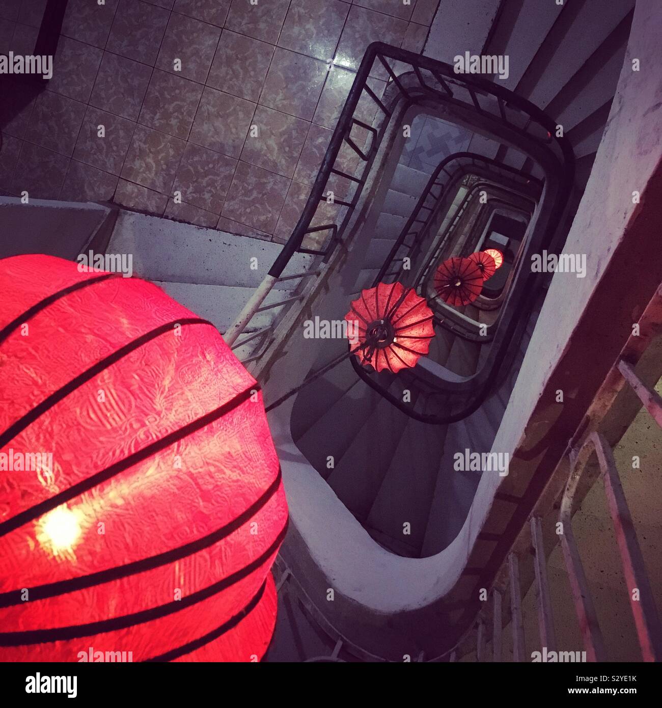 Vietnamese Infinity Stairway Stock Photo - Alamy