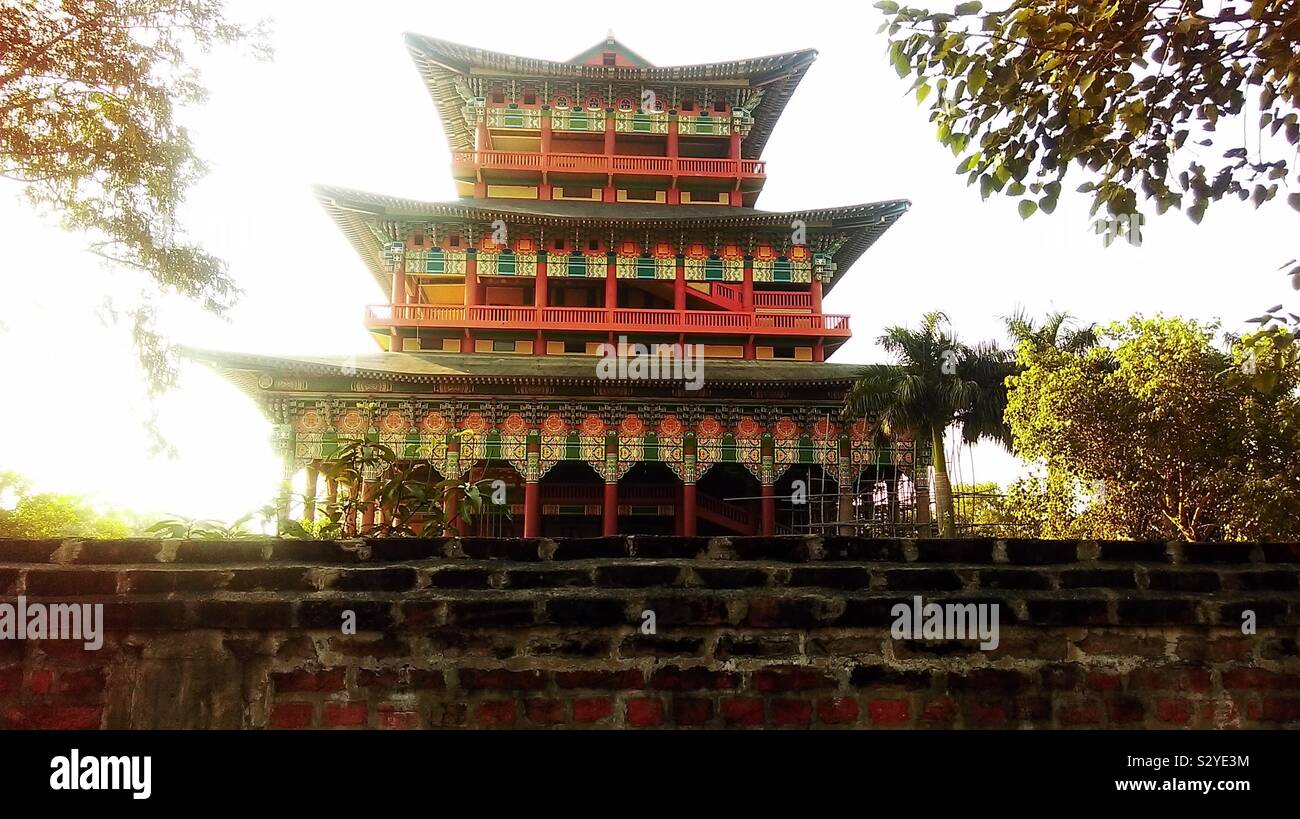 Temple side in Nepal close to the Indian border Stock Photo - Alamy