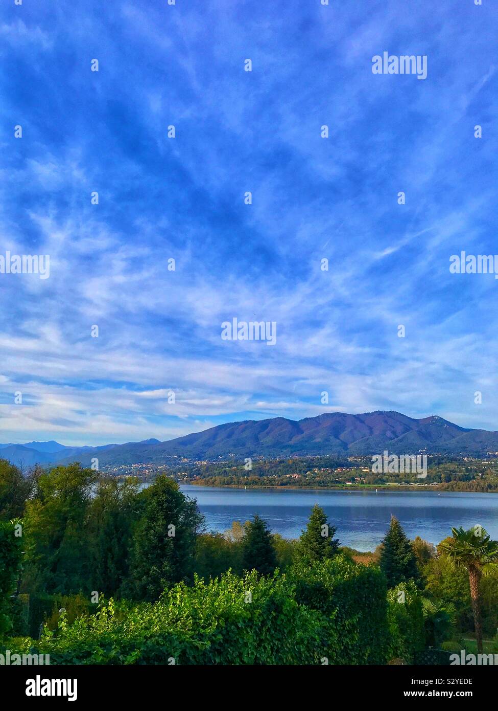 Lake varese’s view in October Stock Photo - Alamy