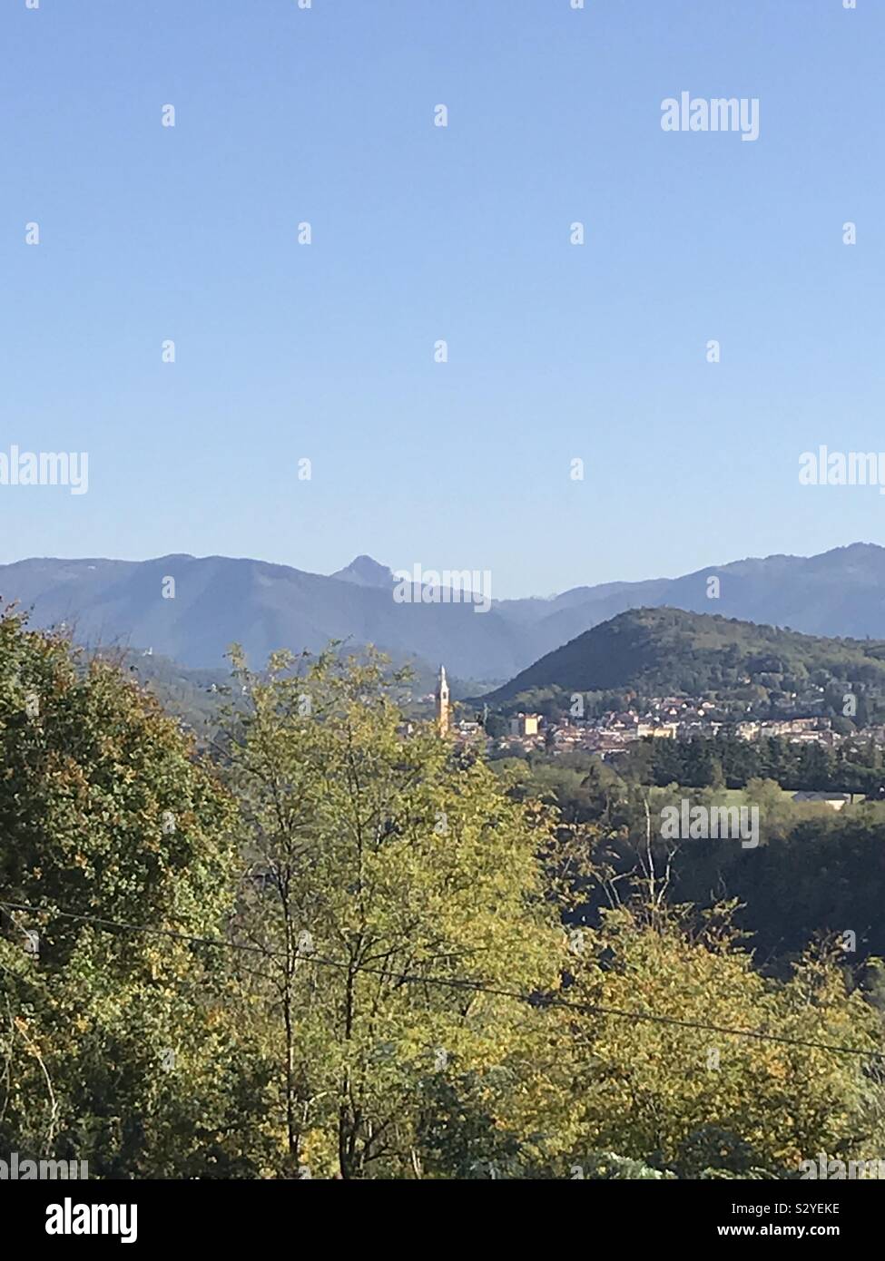 October view of the north Italian mountains, Varese Stock Photo - Alamy