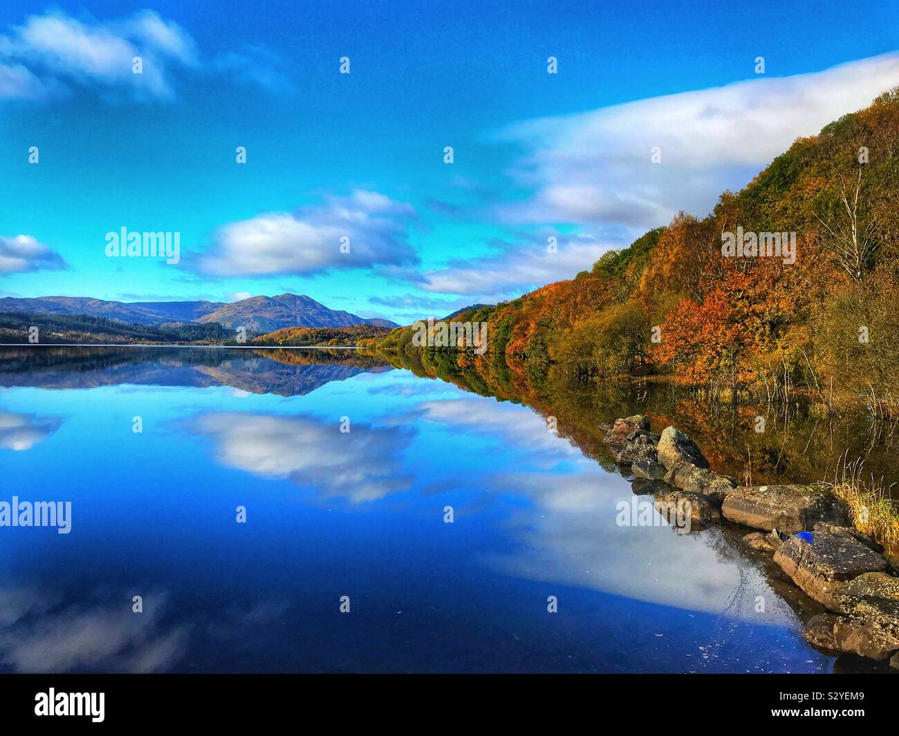 Loch Venachar - Scotland Stock Photo - Alamy