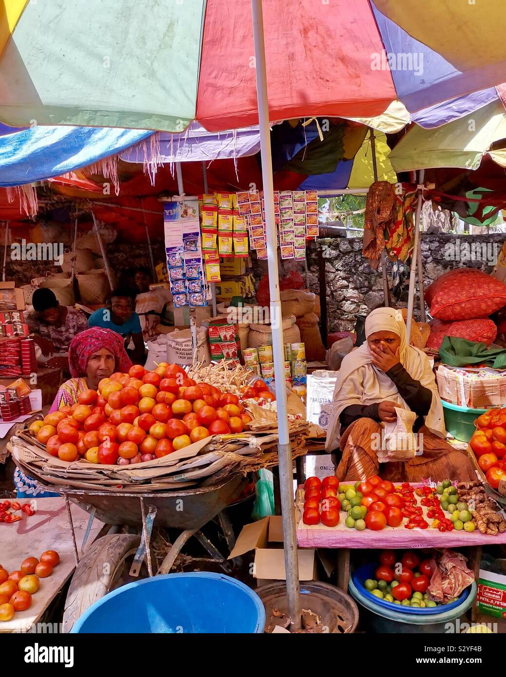 The vibrant market in Moroni, Comoros Stock Photo - Alamy
