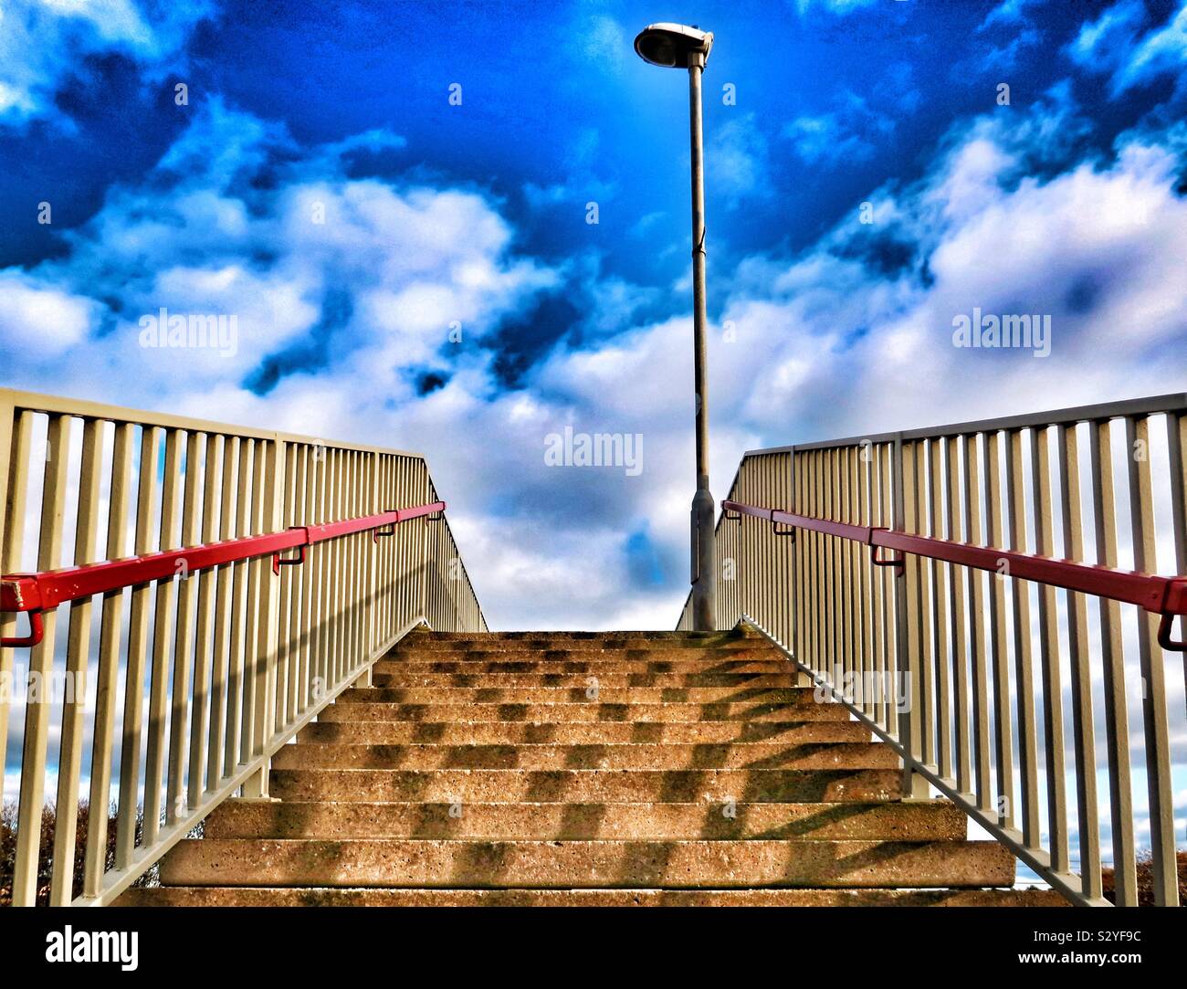 Red Handrails High Resolution Stock Photography and Images - Alamy