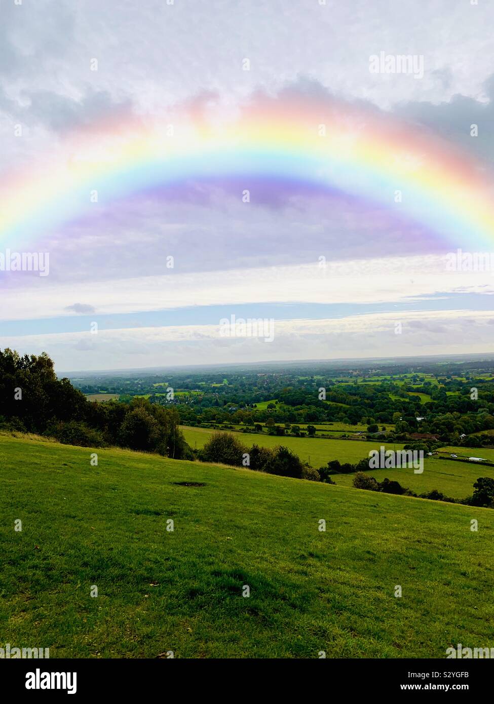 Rainbow nature landscape hi-res stock photography and images - Alamy