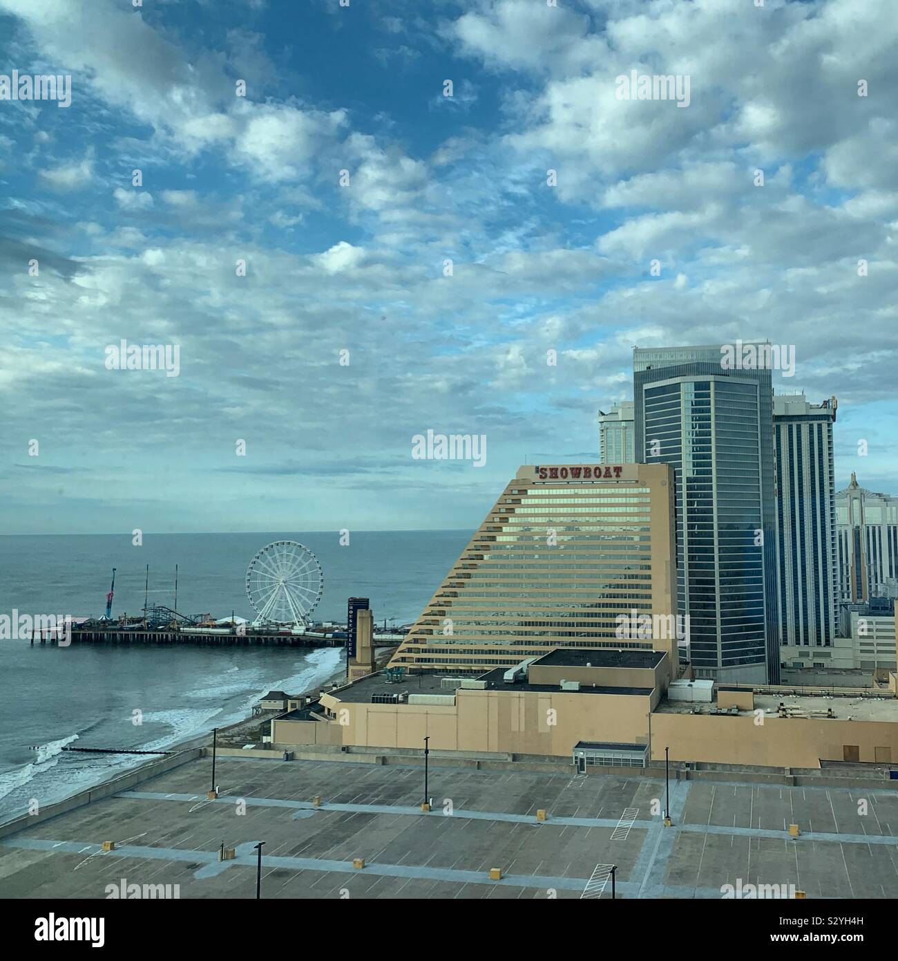 Atlantic city boardwalk aerial view hi-res stock photography and images ...