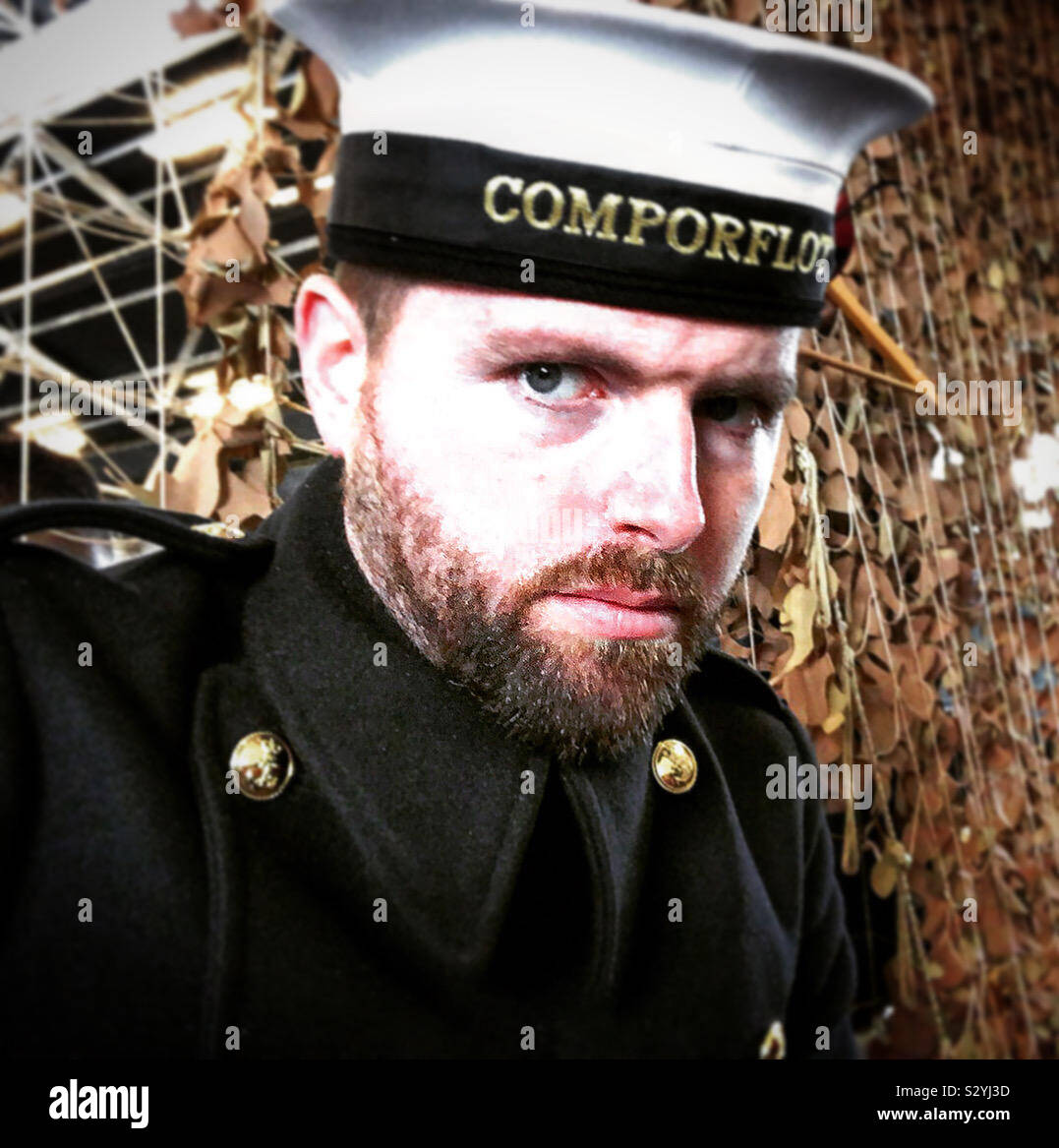 Navy sailor beard hi-res stock photography and images - Alamy