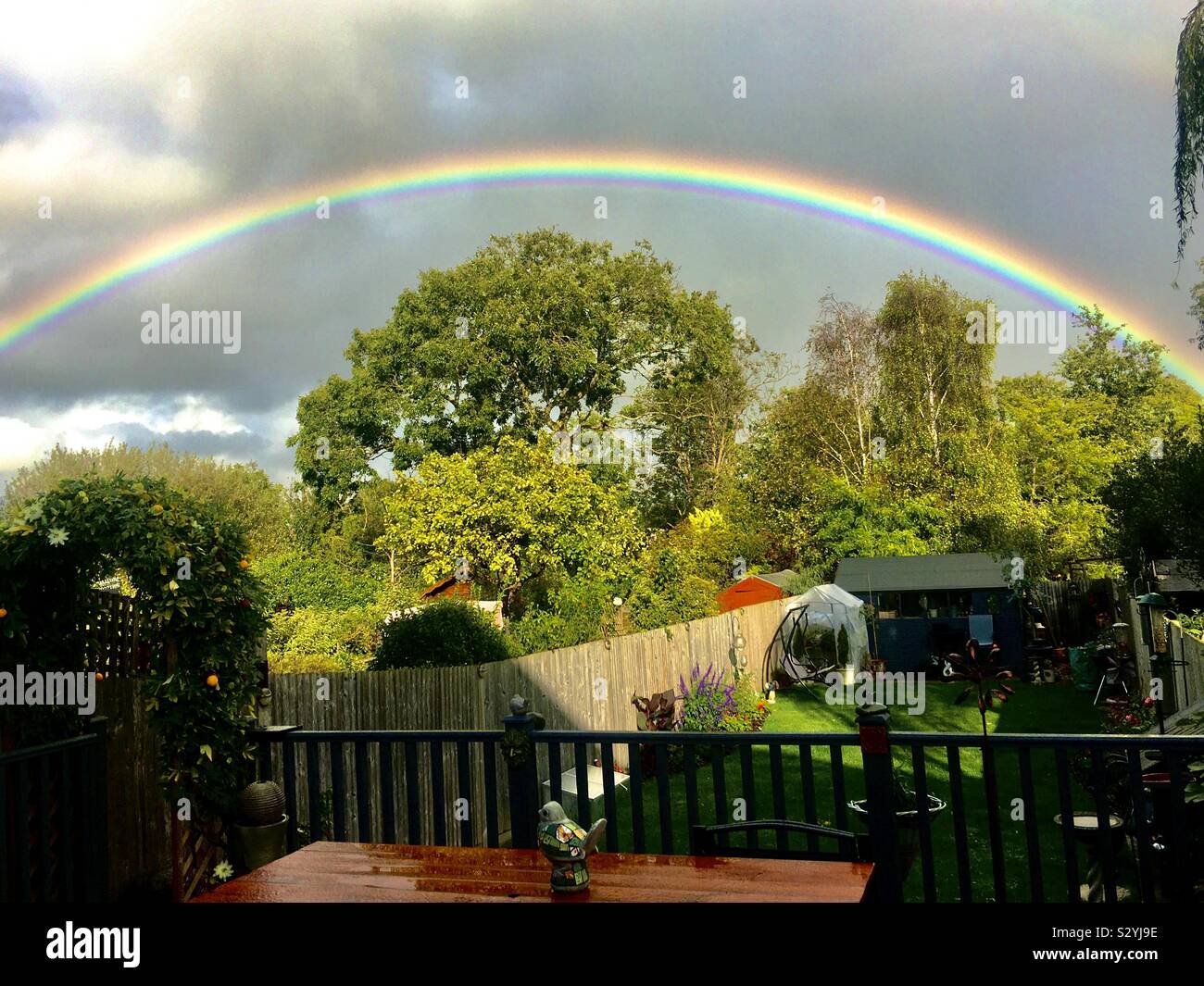 Rainbow and sun hi-res stock photography and images - Alamy
