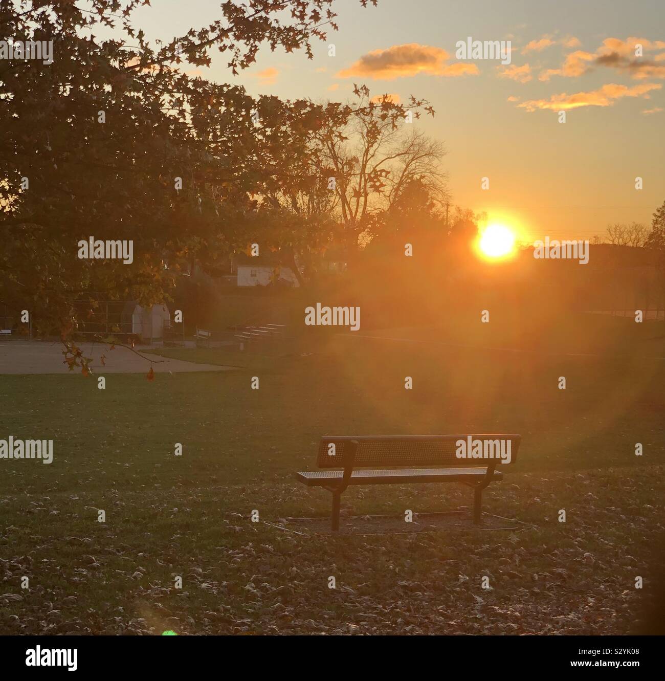 Over a park bench hi-res stock photography and images - Alamy
