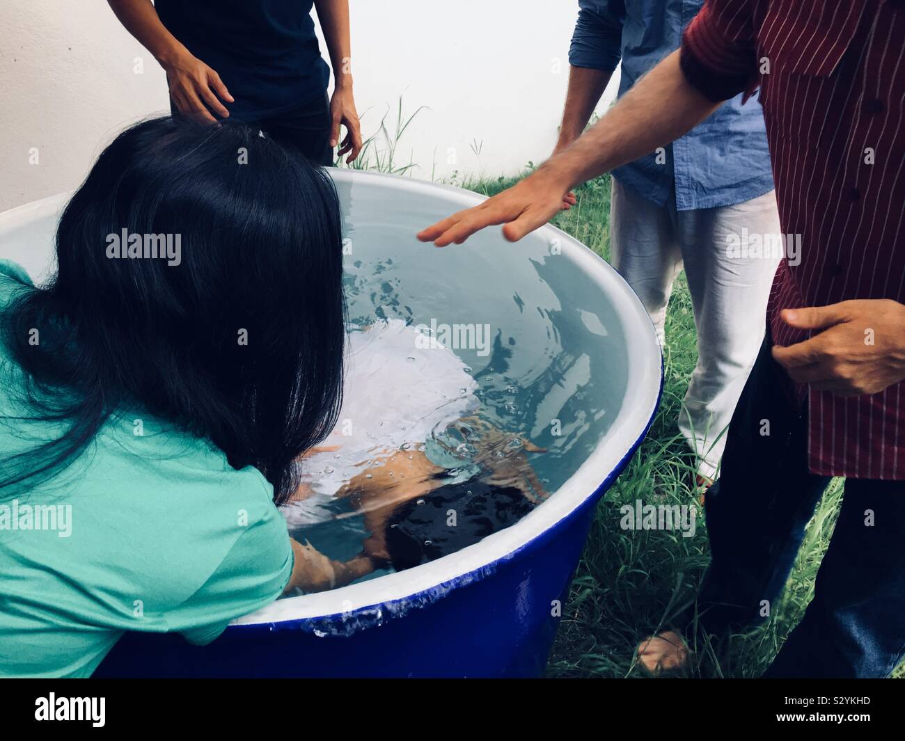 Immersion baptism hi-res stock photography and images - Alamy