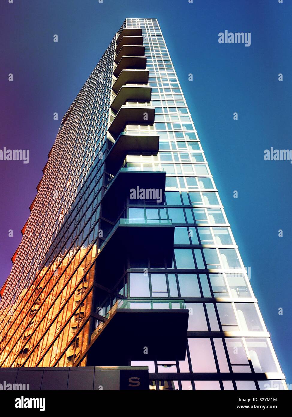 The summit condominiums are in modern glass skyscraper in midtown ...