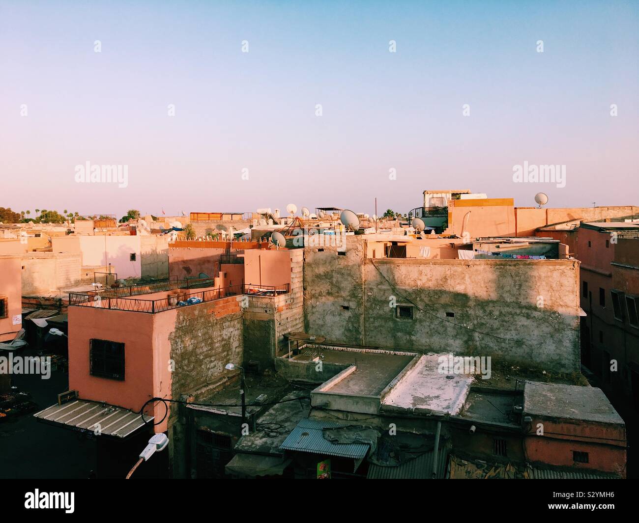 Rooftops of marrakech hi-res stock photography and images - Alamy