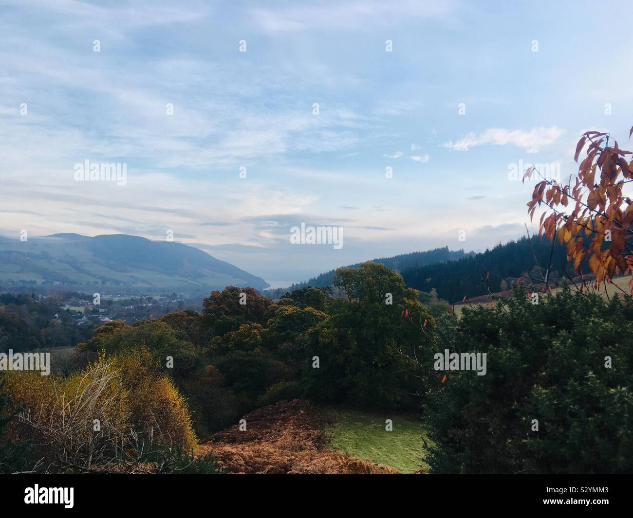 Autumn Above Loch Ness at Divach Stock Photo - Alamy