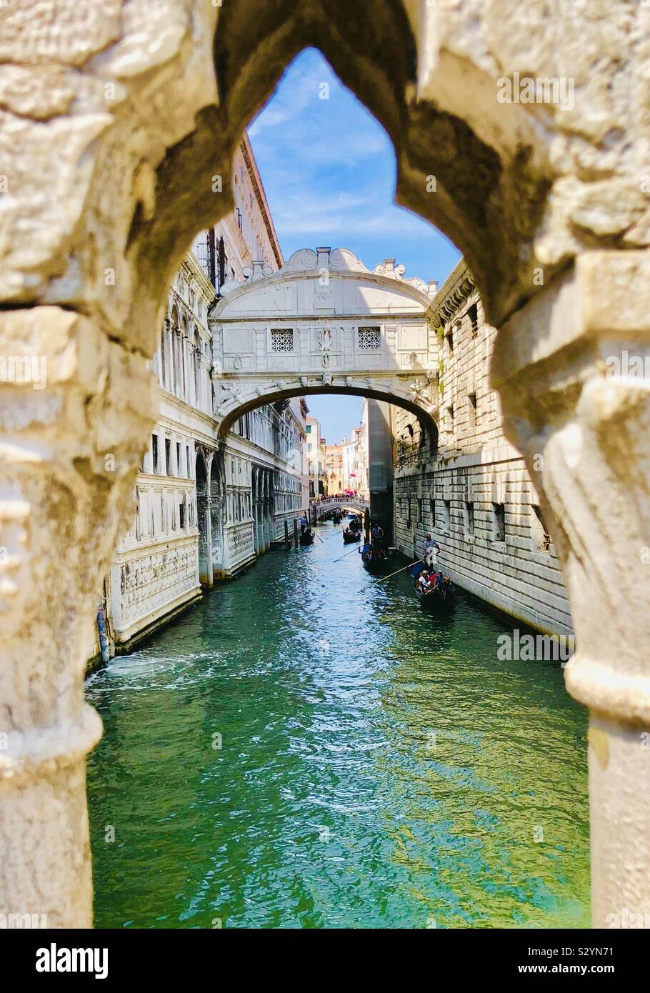 Bridge through a bridge Stock Photo - Alamy