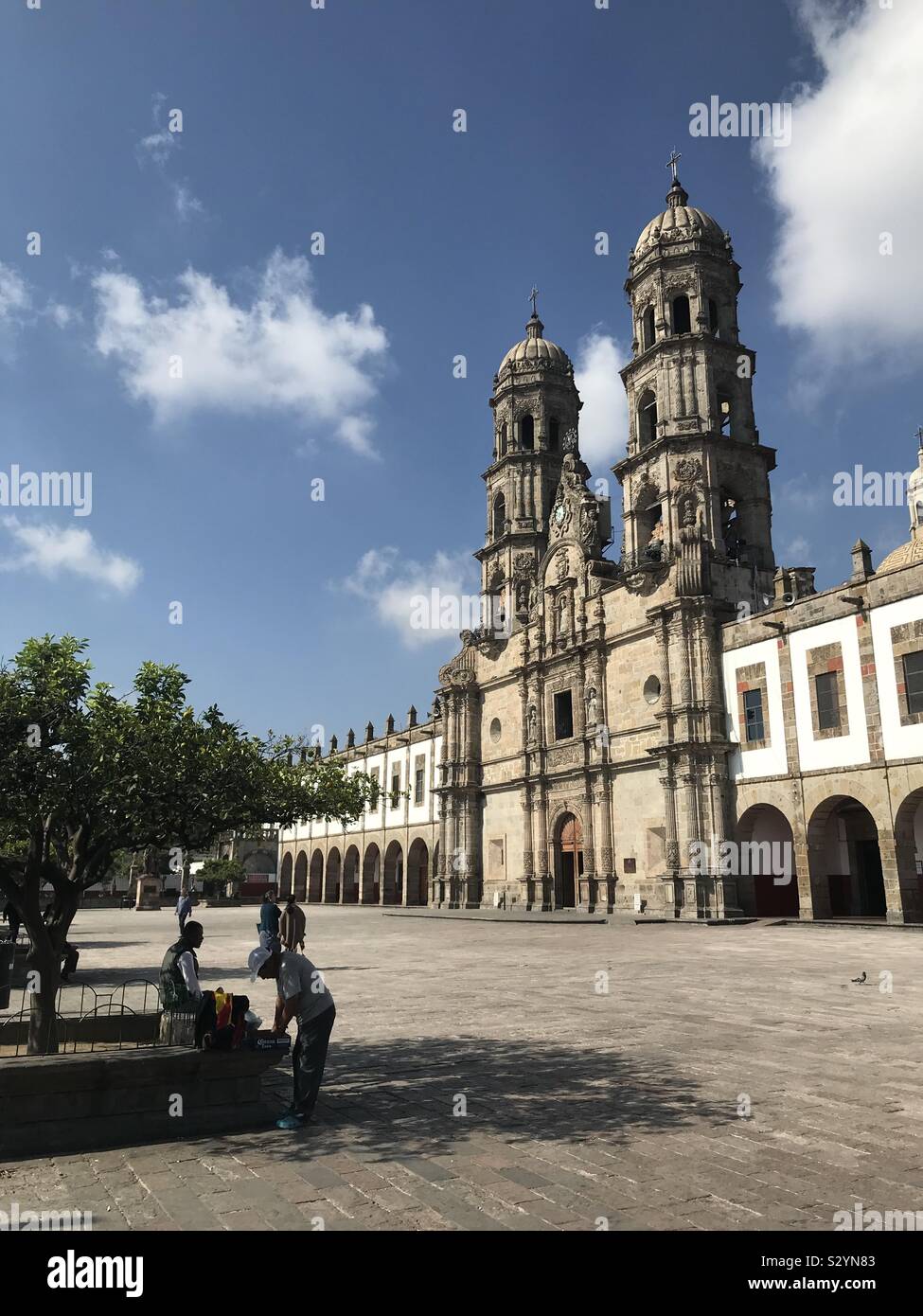 Morning at the Basilica of Our Lady of Zapopan, on the outskirts of ...