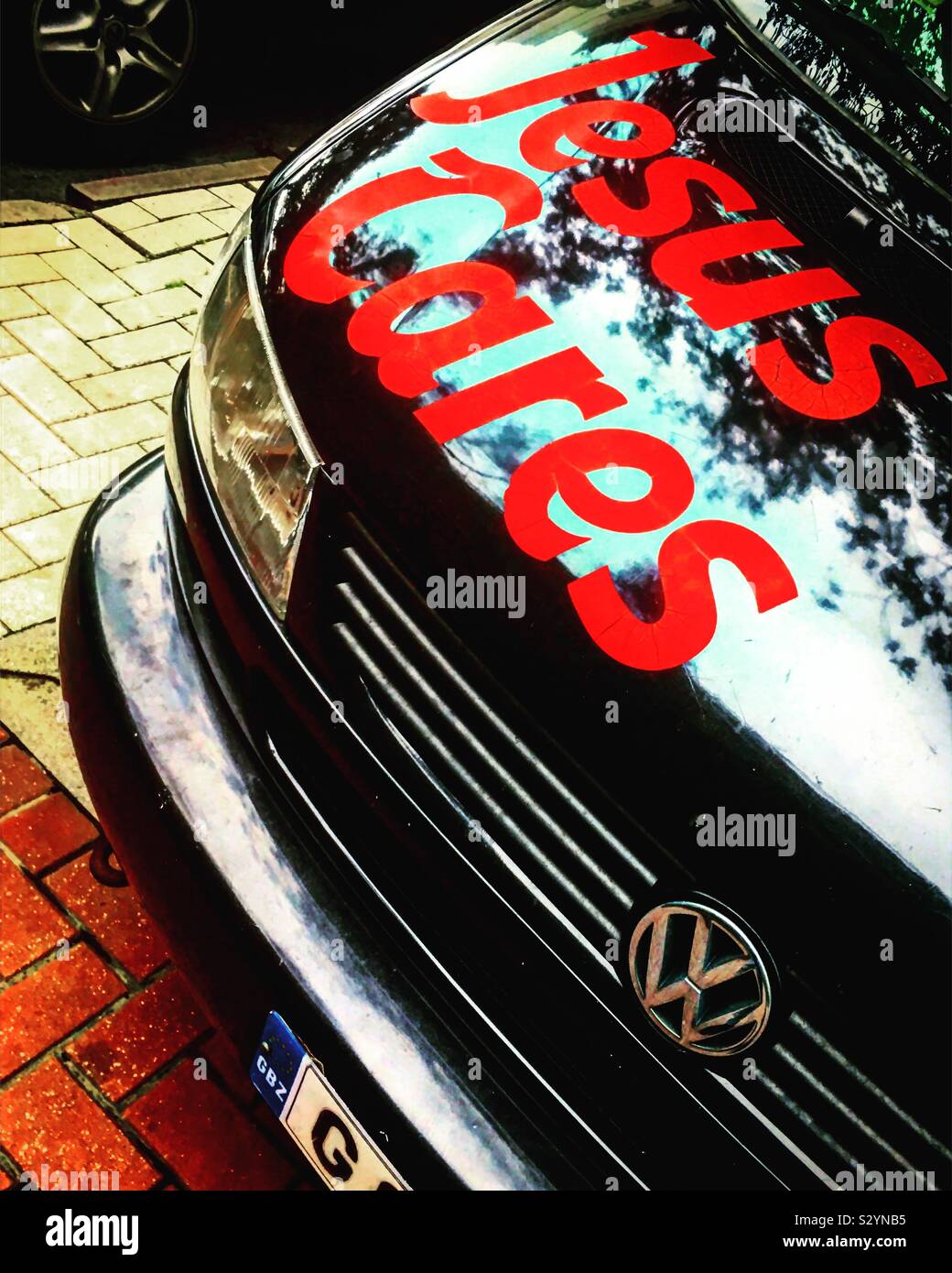 Jesus cares hi-res stock photography and images - Alamy