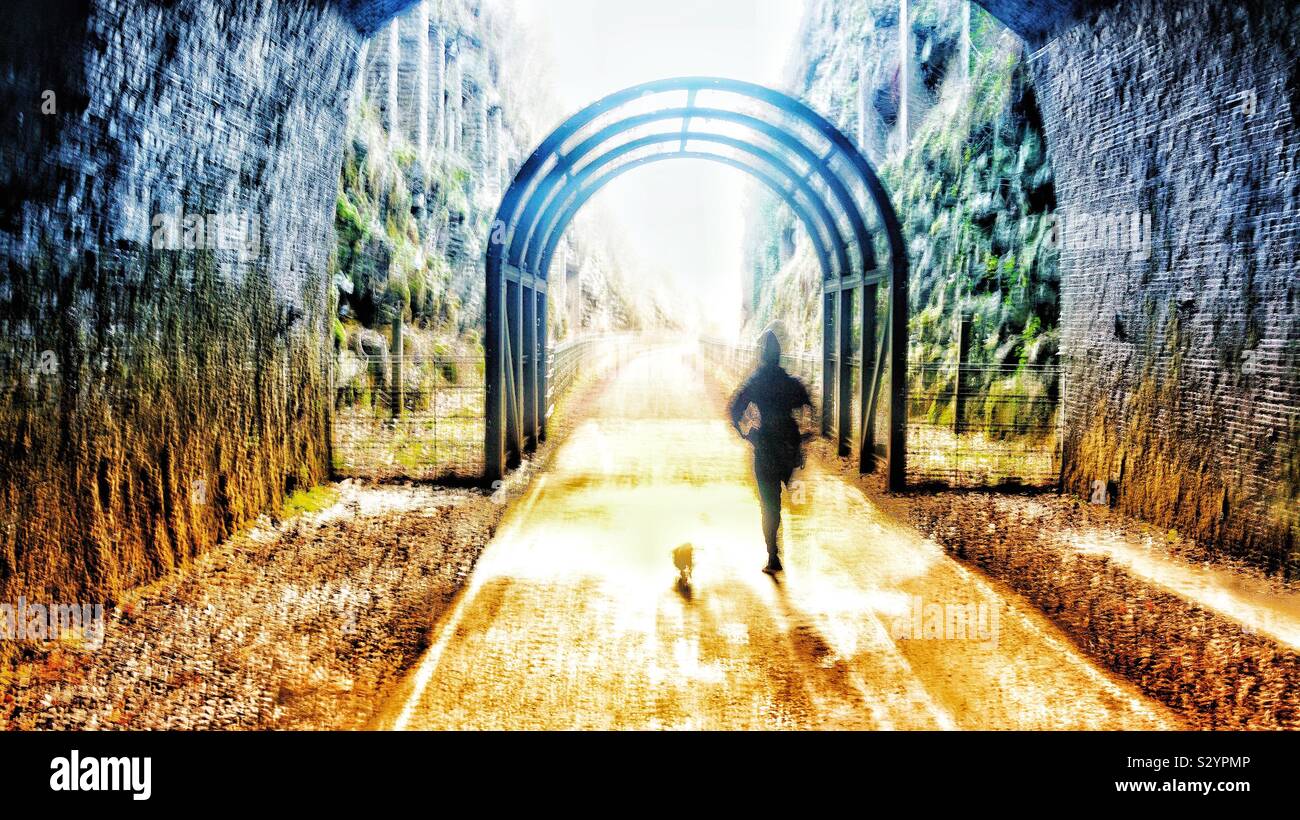 Run through walls hi-res stock photography and images - Alamy