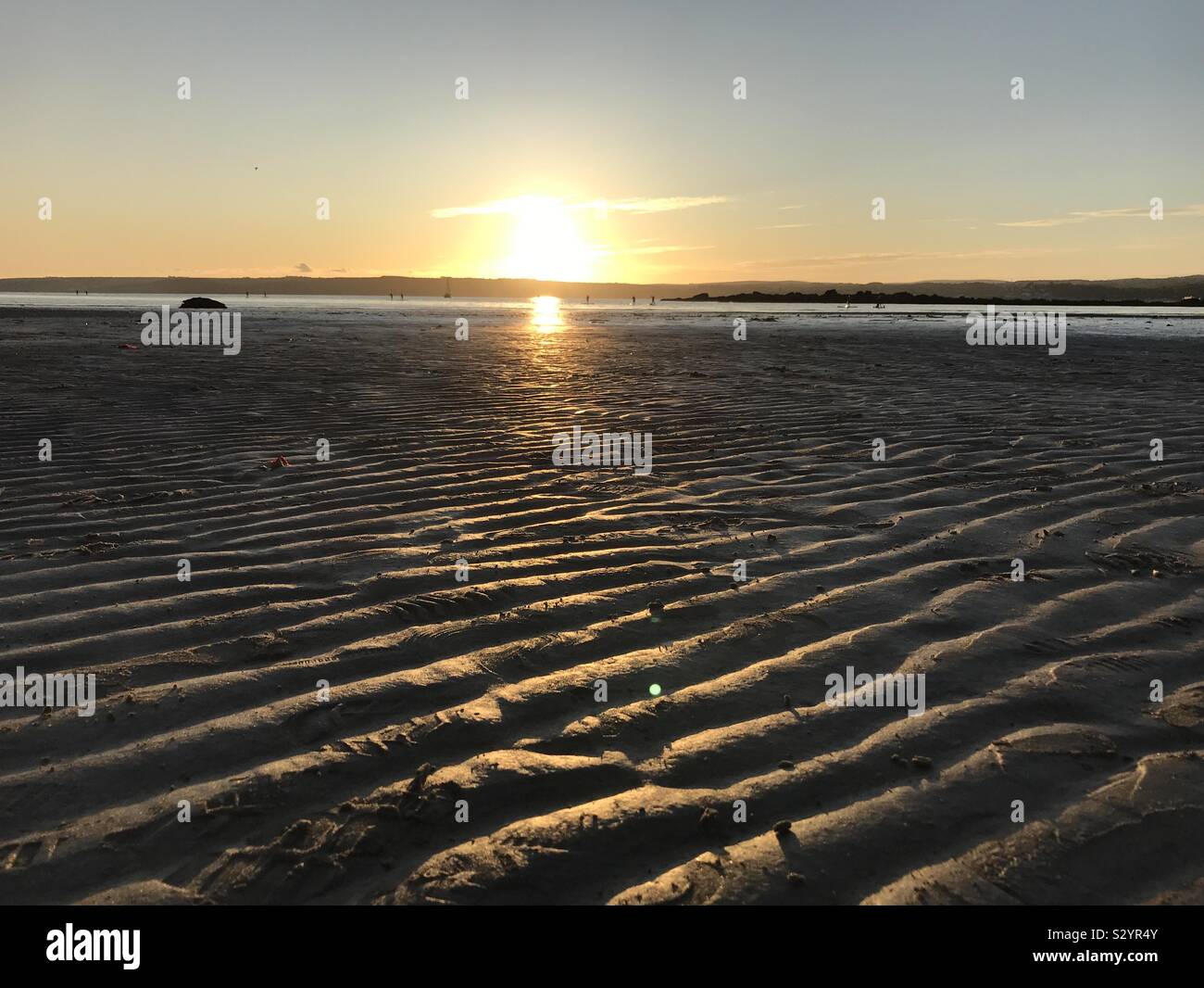 Rippled Sea Water Over Sand High Resolution Stock Photography and ...