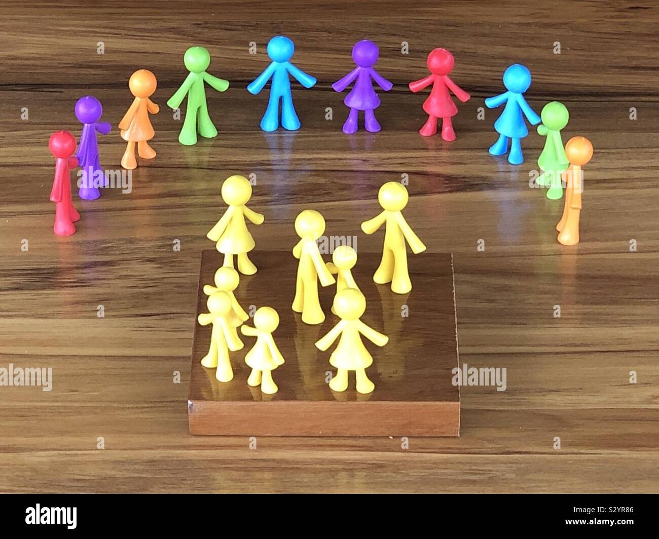 Supporting each other Stock Photo - Alamy