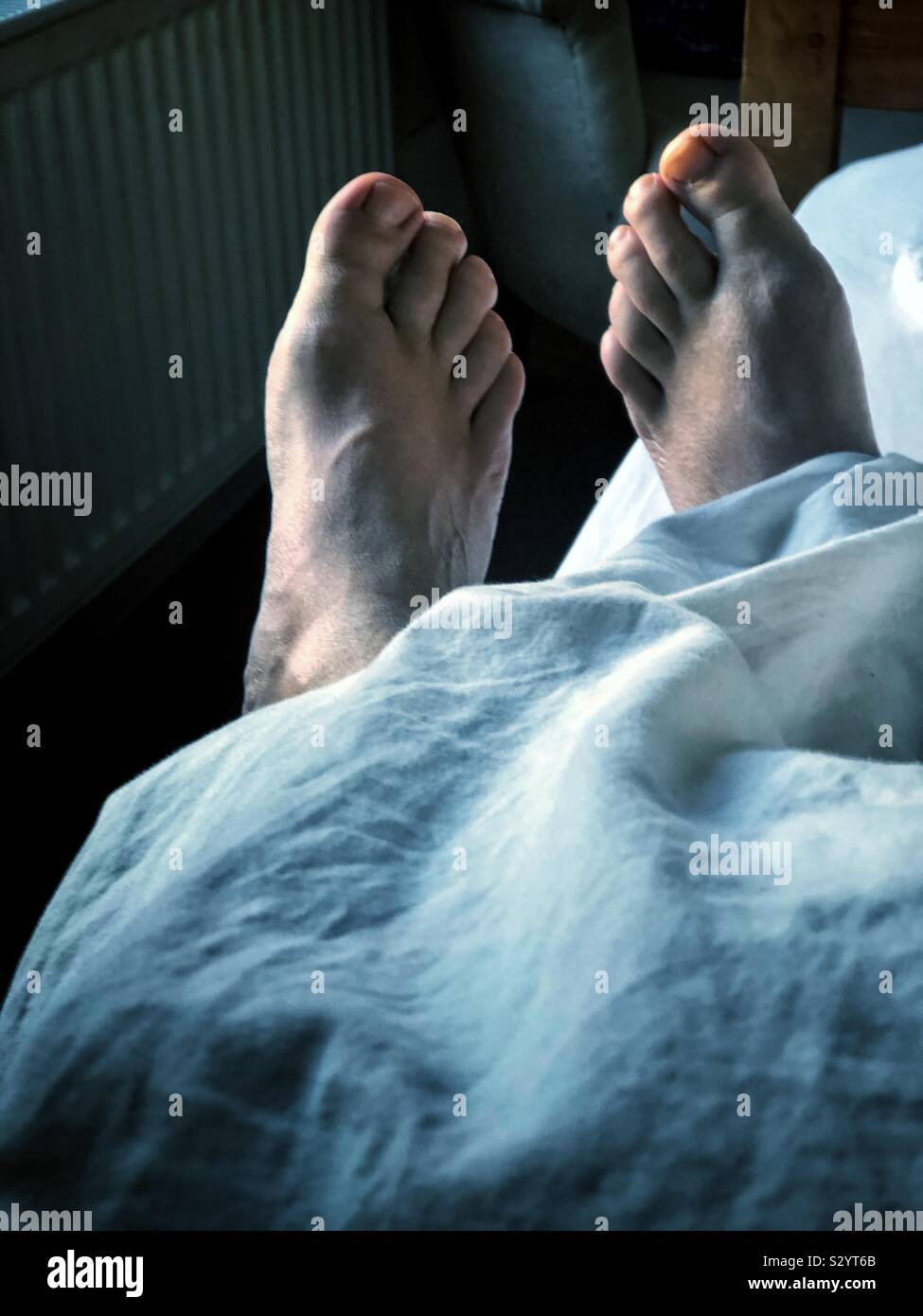Bed feet winter hi-res stock photography and images - Alamy