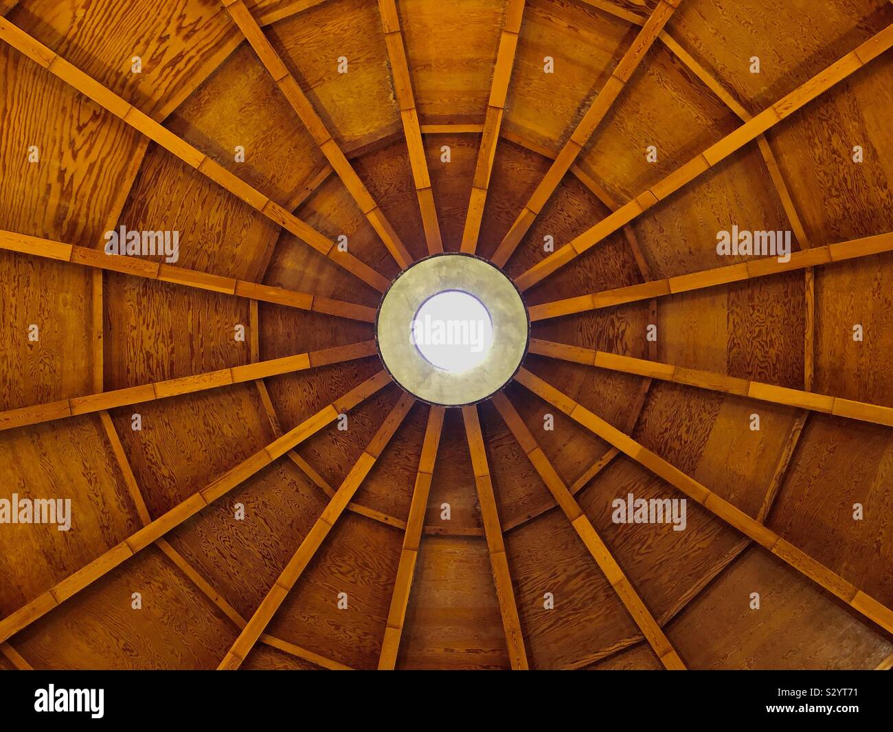 Ceiling Inside Integratron, Landers, California horizontal Stock Photo ...