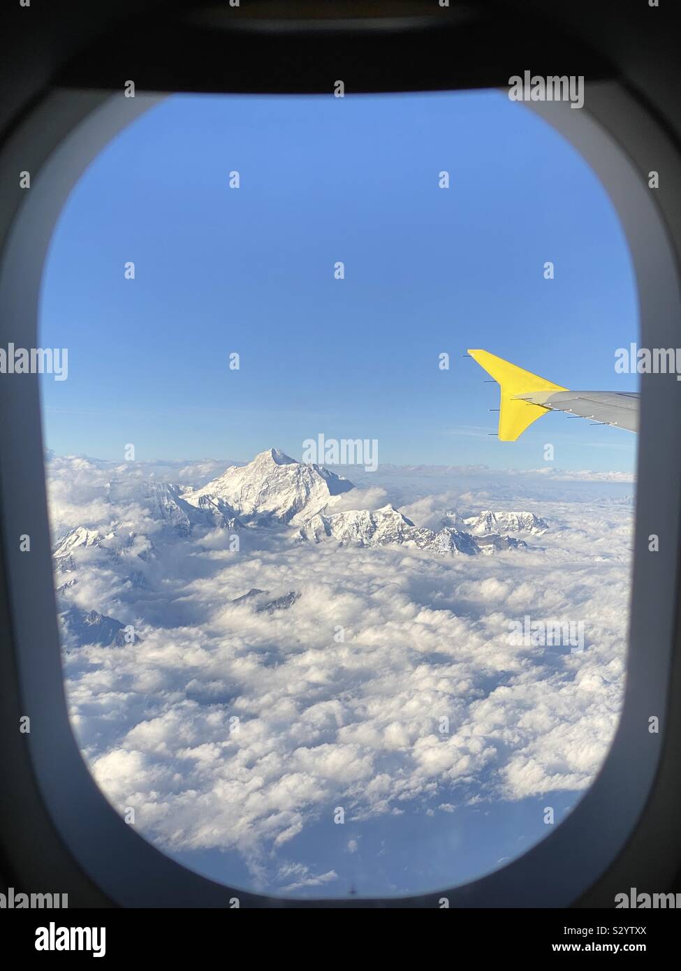 Mount Everest From Airplane