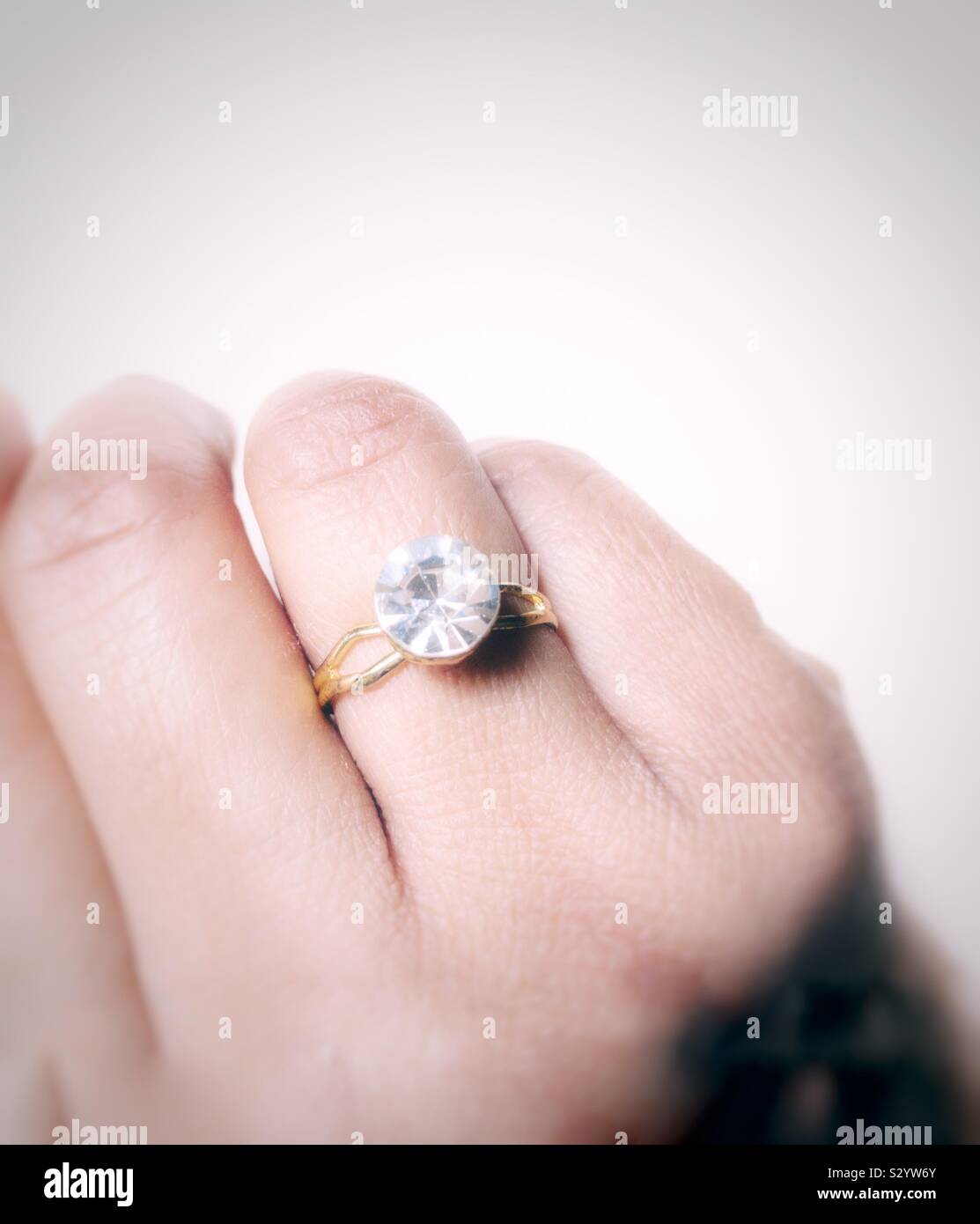 Female hand with ring Stock Photo - Alamy