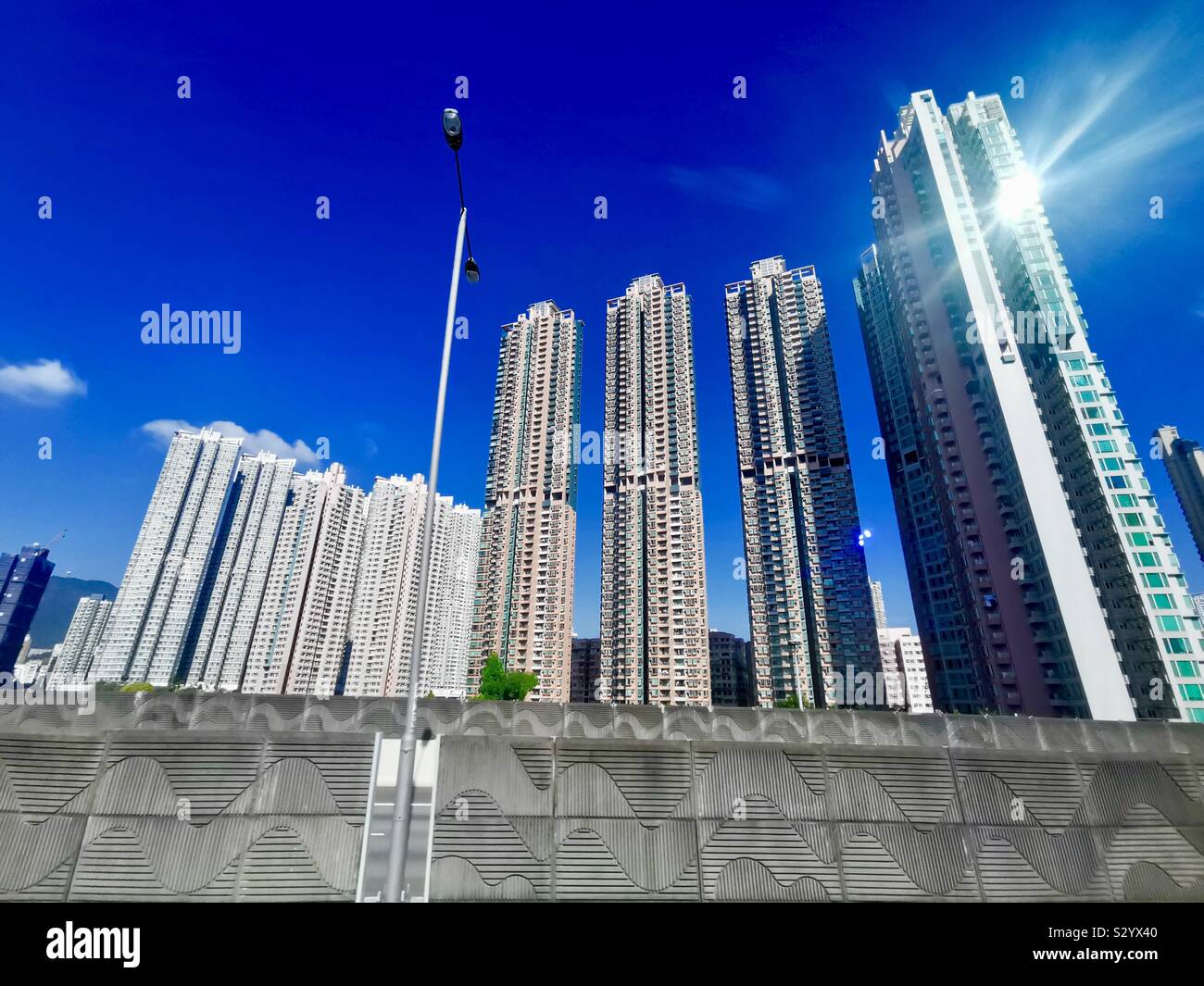 Modern tall residential buildings in Hong Kong Stock Photo - Alamy