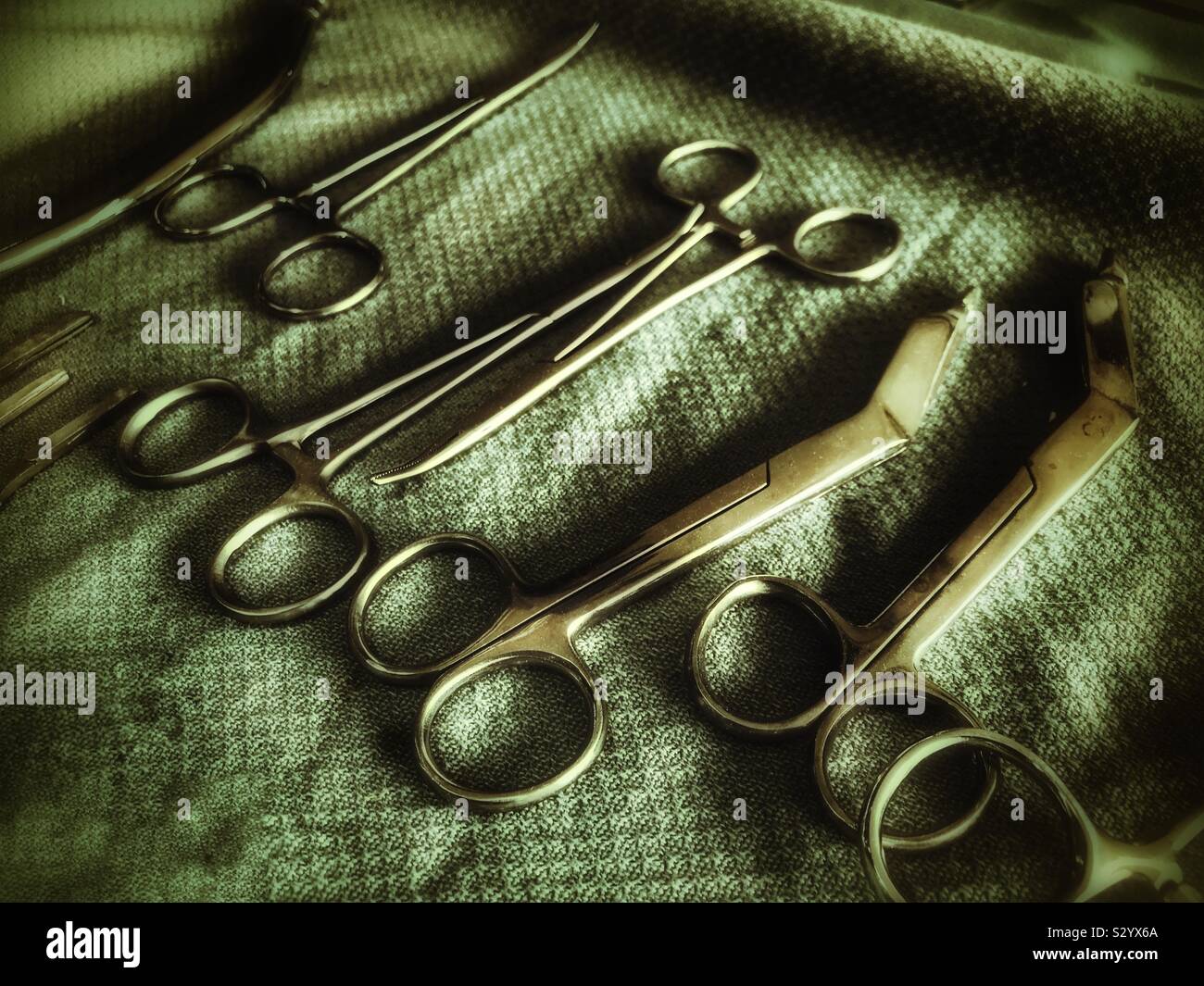 Old surgical instruments at MAPS Air Museum’s mobile Army surgical ...