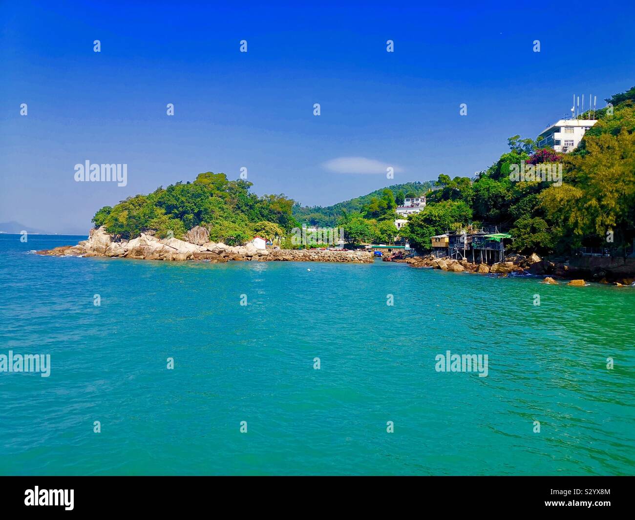Yung Shue Wan in Lamma island in Hong Kong Stock Photo - Alamy