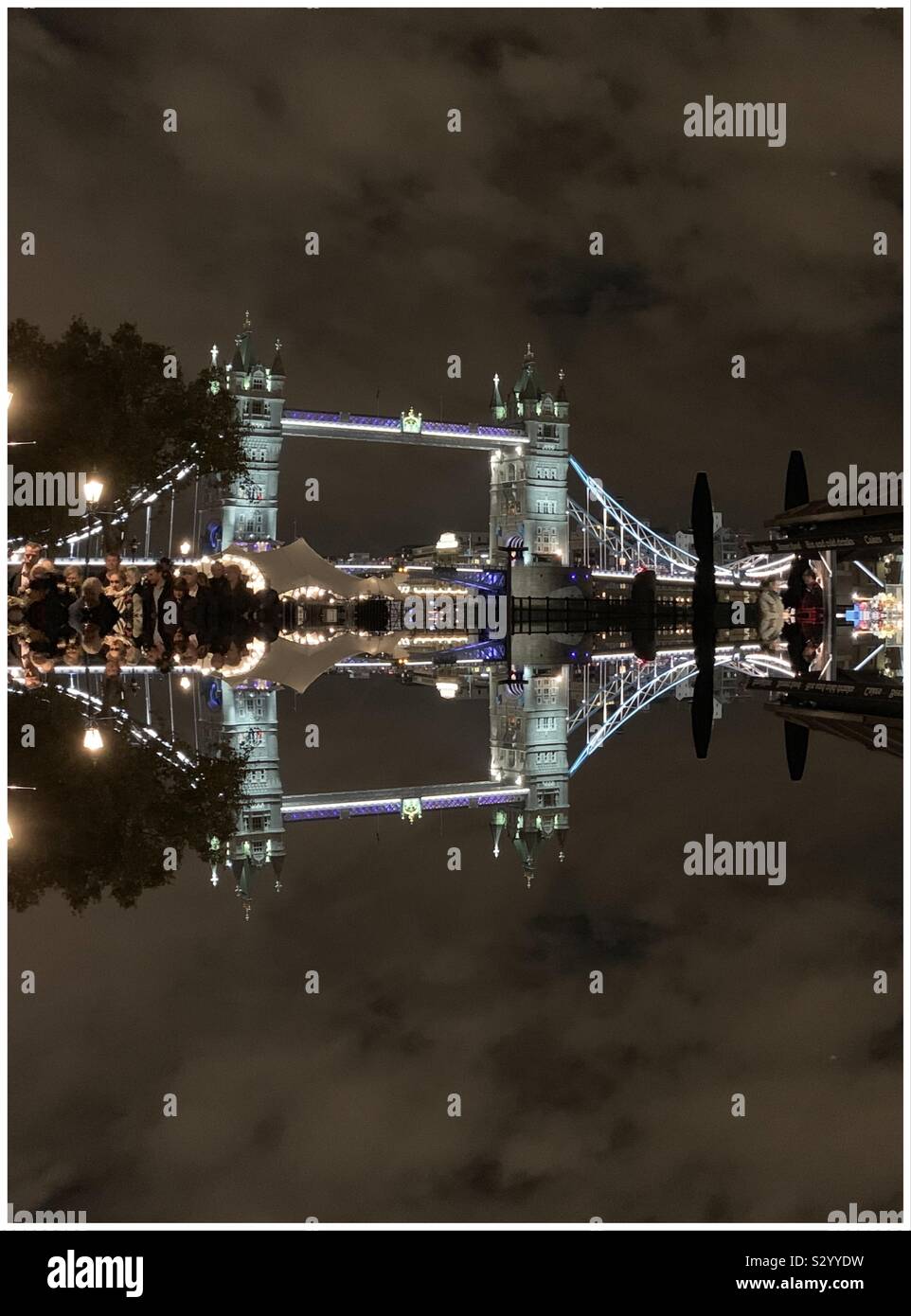 Reflection, Tower Bridge, London Stock Photo - Alamy